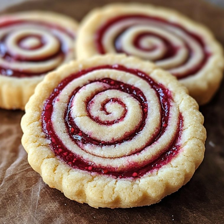 Raspberry Swirl Shortbread Cookies – alldelish